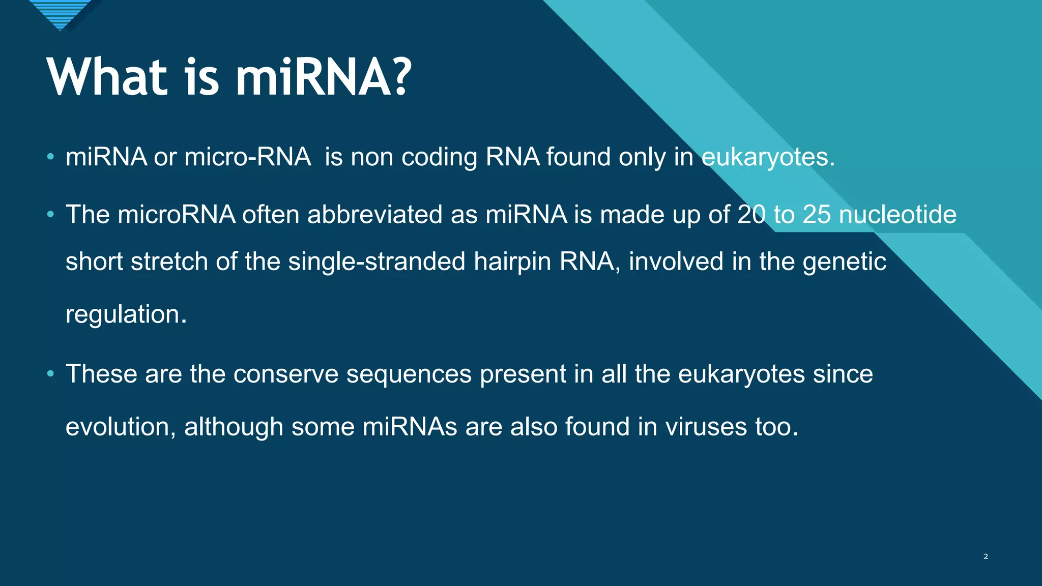 miRNA-Biochemistry | PPT
