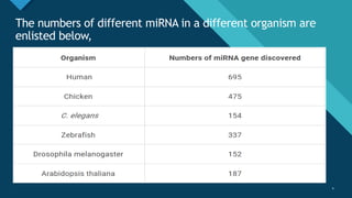 miRNA-Biochemistry | PPTX