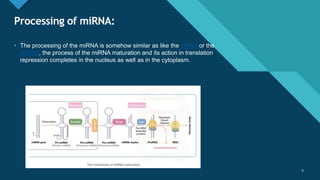 miRNA-Biochemistry | PPTX
