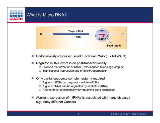 Mi rna assays 2012 | PDF