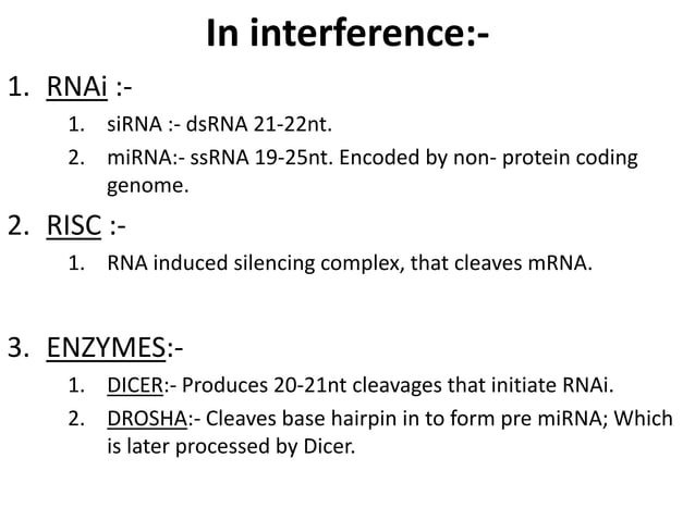 mi RNA and siRNA | PPTX | Biotech and Biomedical Industry | Industries
