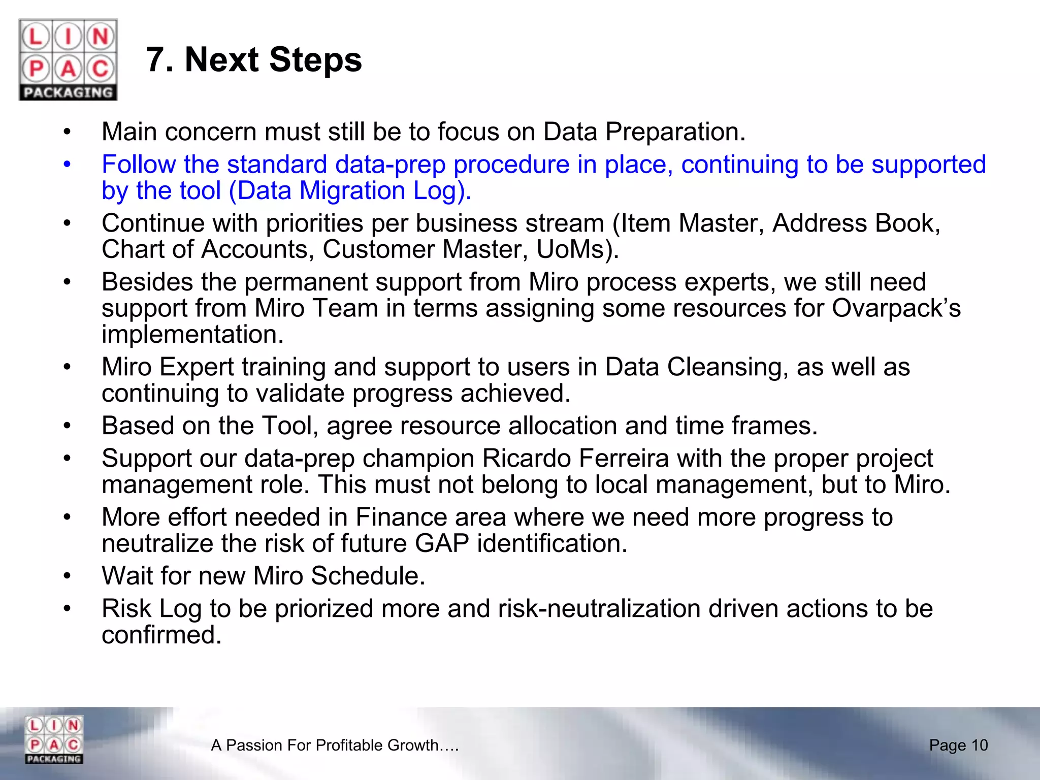 Miro Data Preparation | PPT