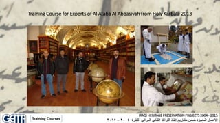 Iraqi heritage preservation projects | PPTX