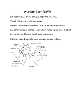 involute vs cyclodial gear | DOCX