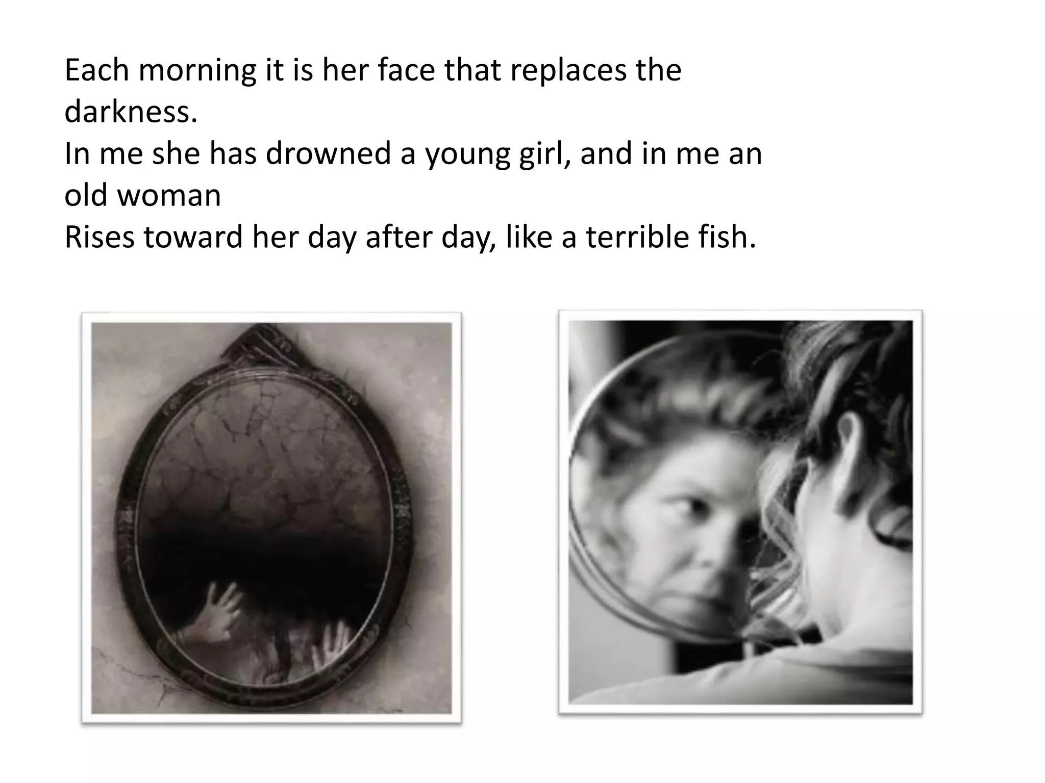Mirror by Sylvia Plath | PPTX