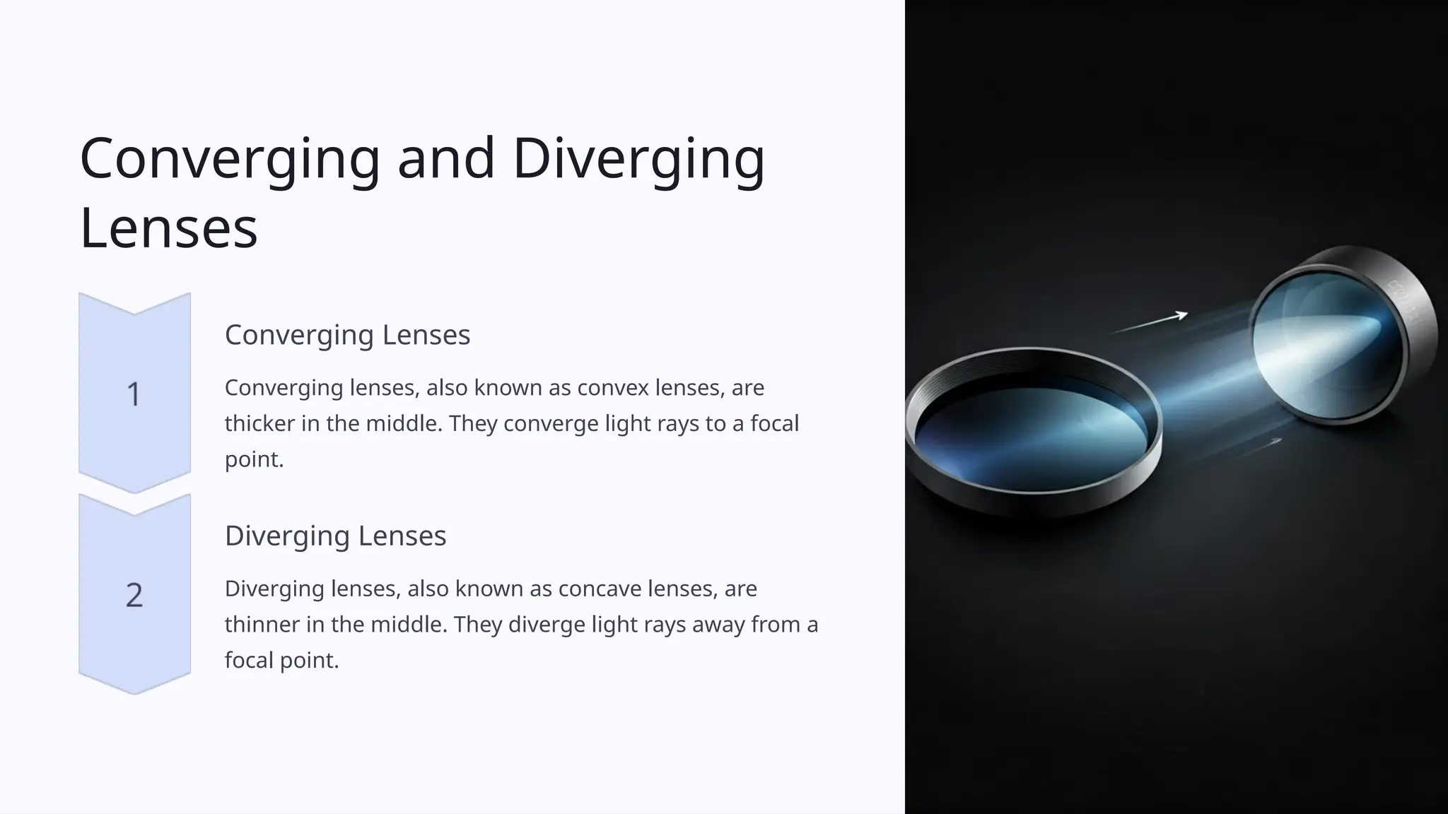 Mirror-and-Lenses. Concave and convex. The principle of lenses | PPTX