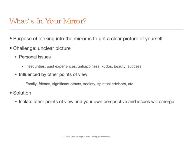 Mirror, Mirror: Understanding Yourself and Your Career Development ...