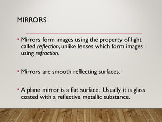 Mirror and Lenses for grade 10 junior high | PPT