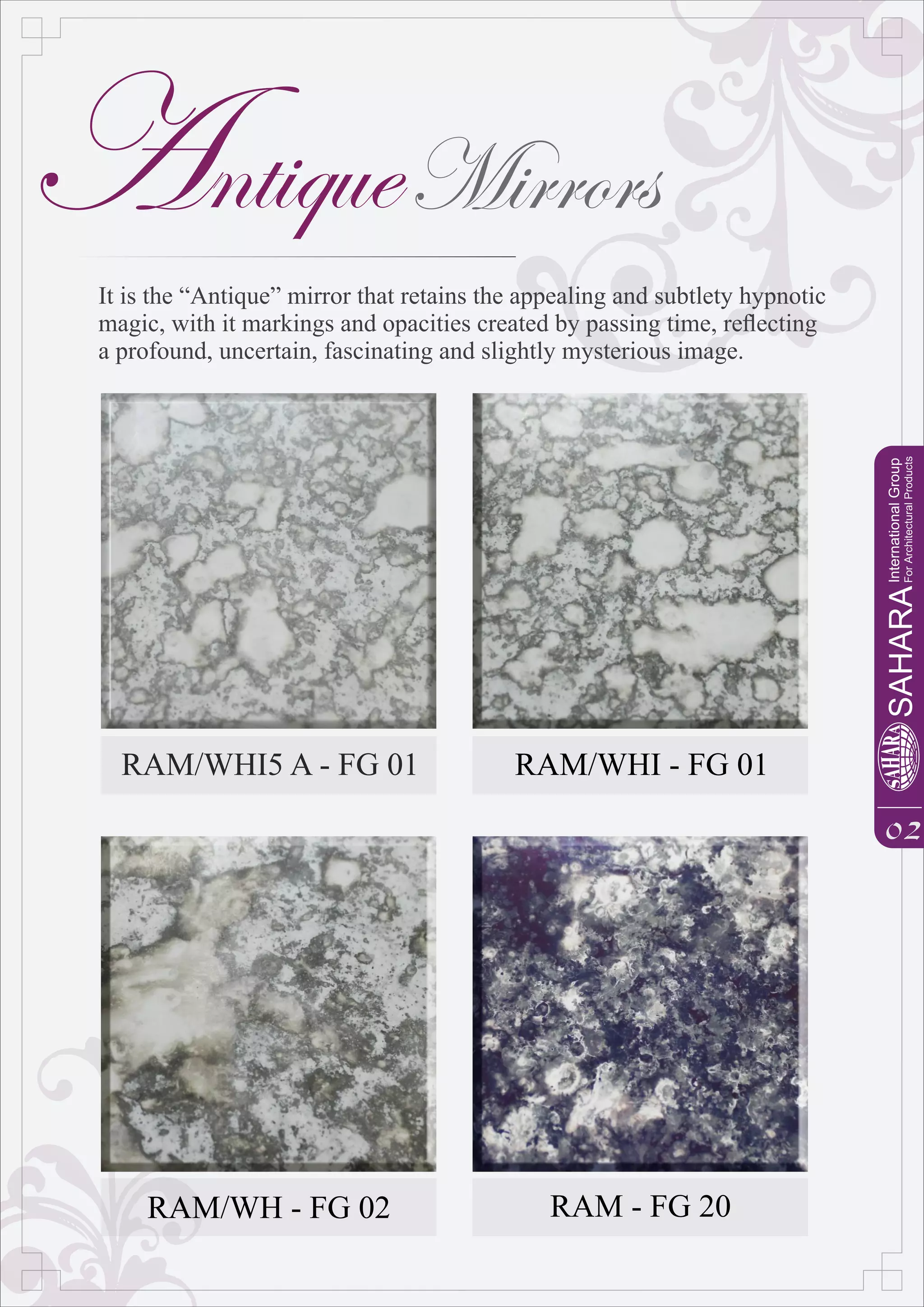 Sahara Glass Mirror Catalogue | PDF