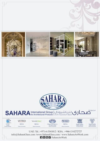 Sahara Glass Mirror Catalogue | PDF