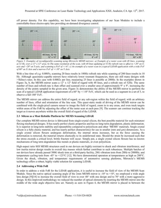 Closed Loop Control of Gimbal-less MEMS Mirrors for Increased Bandwidth in LiDAR Application | PDF
