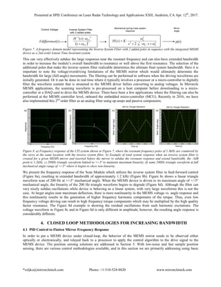 Closed Loop Control of Gimbal-less MEMS Mirrors for Increased Bandwidth ...