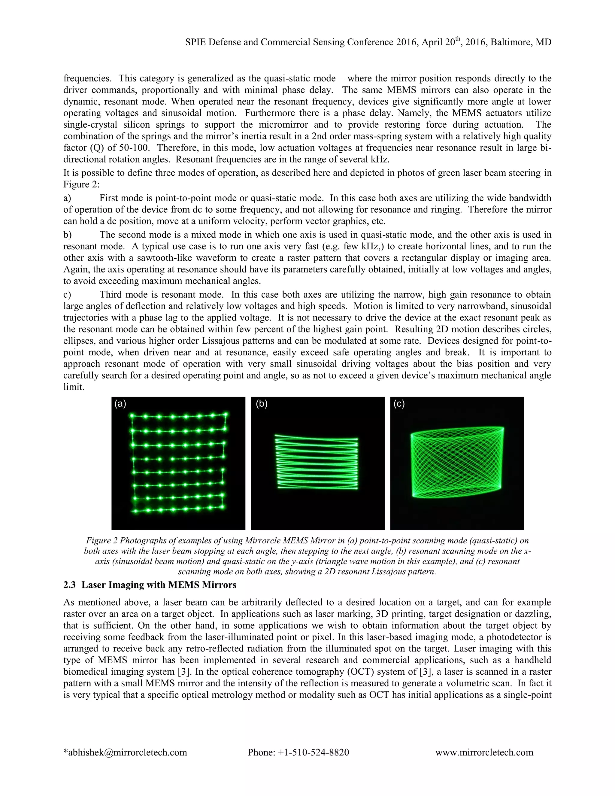 Uav Borne Lidar With Mems Mirror Based Scanning Capability Pdf
