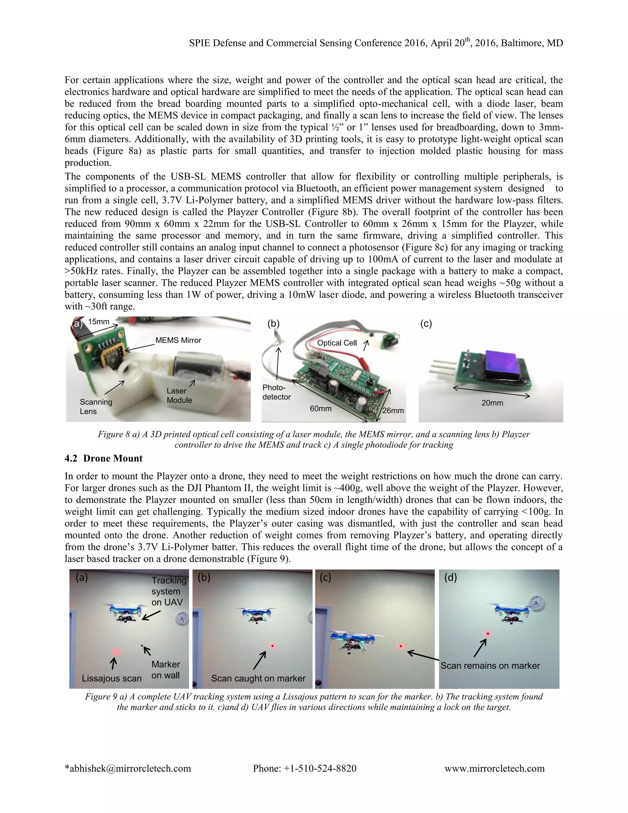UAV-Borne LiDAR with MEMS Mirror Based Scanning Capability | PDF