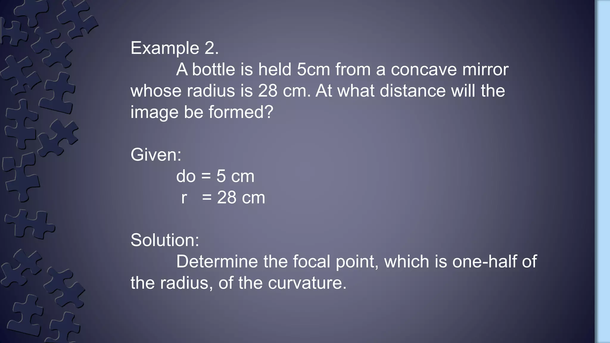 Mirror equation | PPTX