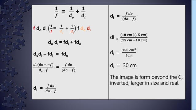Mirror equation | PPTX