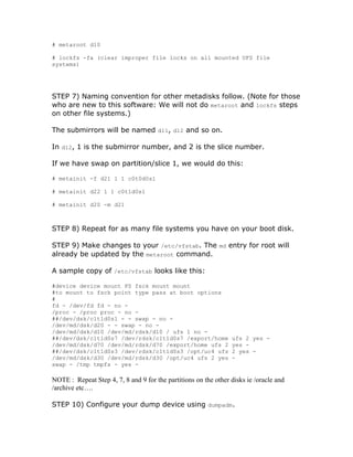 Mirroring the root_disk under solaris SVM | PDF