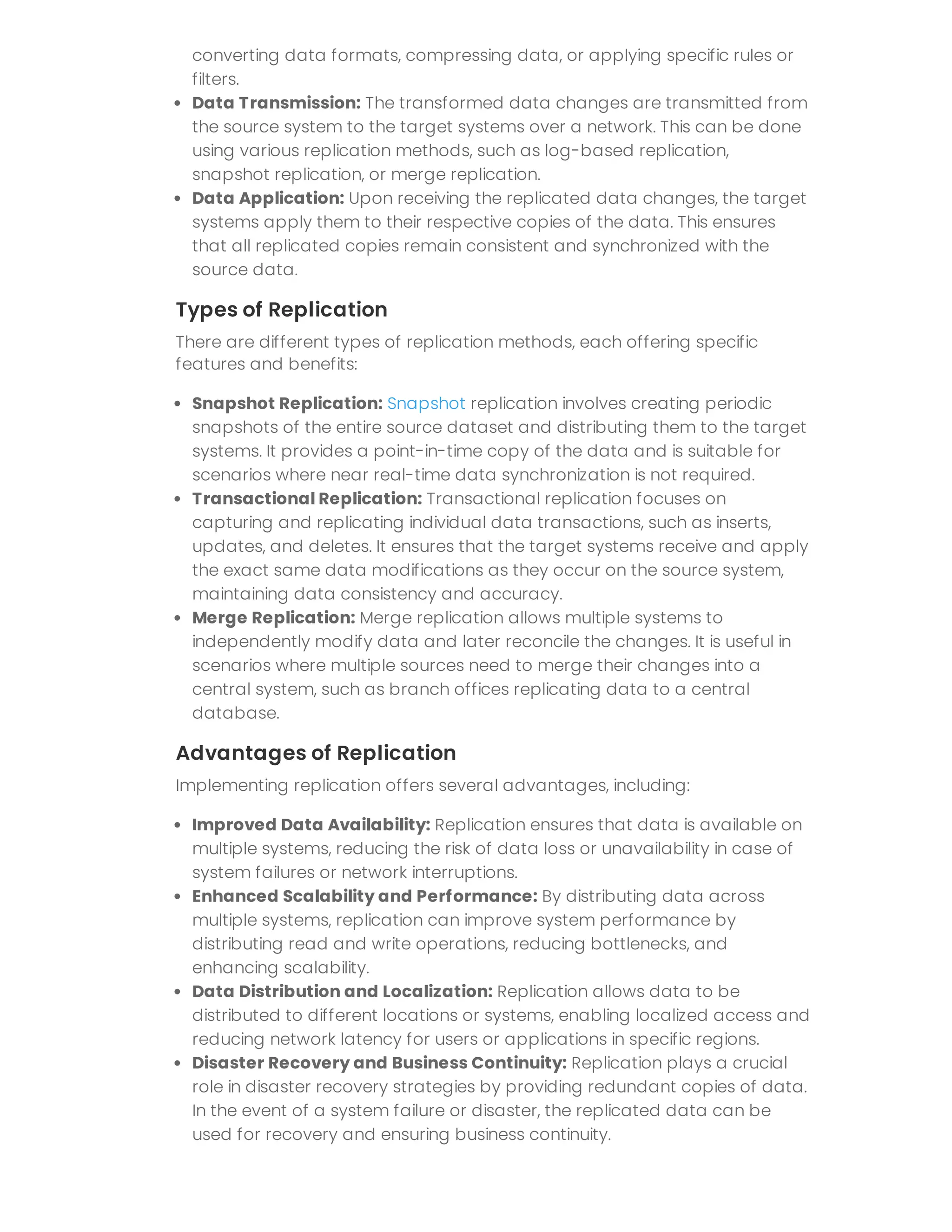 Mirroring Vs Replication Vs Clustering A Data Protection Comparison Pdf