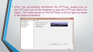 Mirroring web site using ht track | PPTX