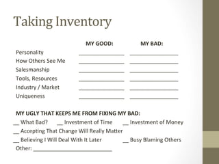 Mirror, Mirror -- Seeing Clearly the Good, Bad and Ugly for Success | PPT