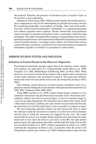 Mirror neurons | PDF