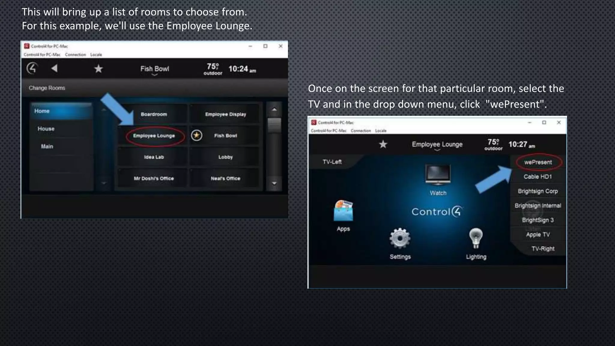 MirrorOp & Control4 | PPTX