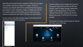 MirrorOp & Control4 | PPTX