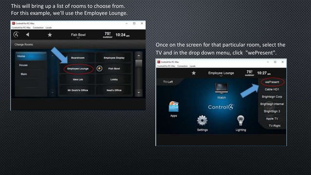 MirrorOp & Control4 | PPT