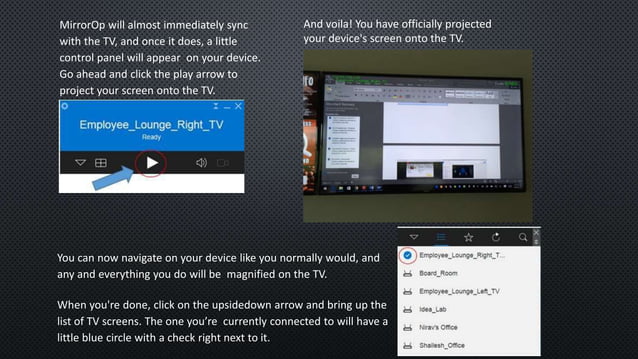 MirrorOp & Control4 | PPT