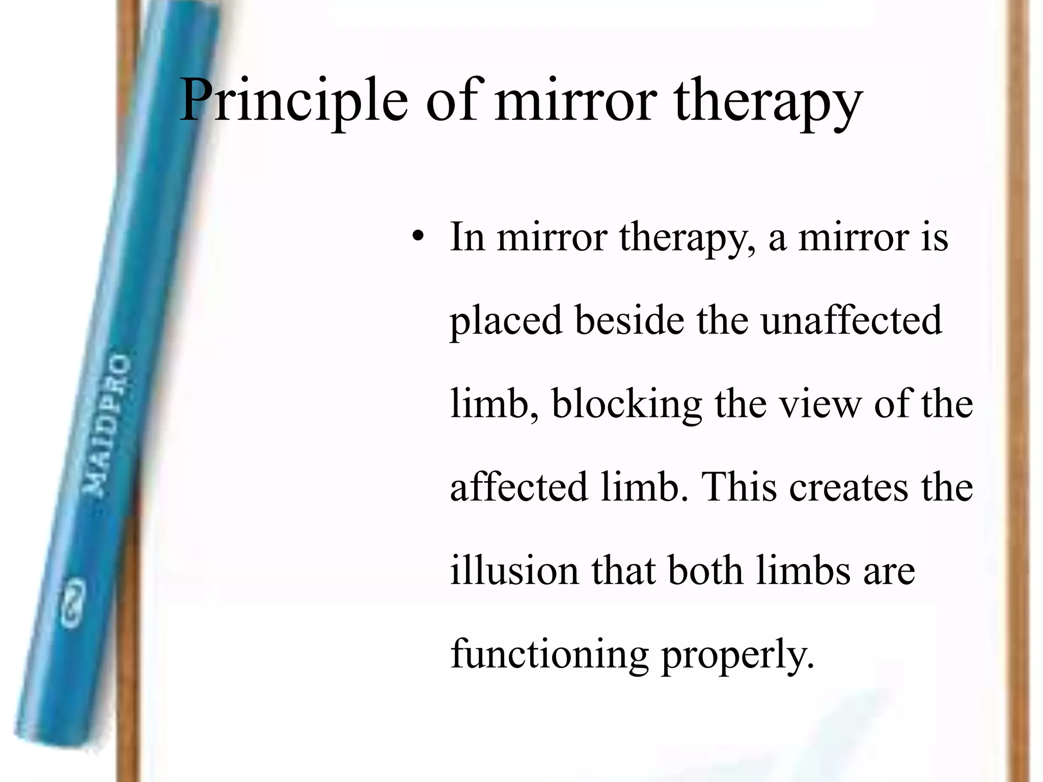 Mirror therapy | PPTX