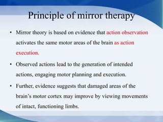 Mirror therapy | PPTX
