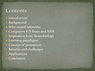Introduction to Artificial Neural Networks | PPT