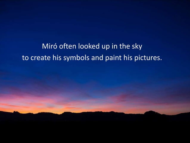 Miró symbols | PPTX