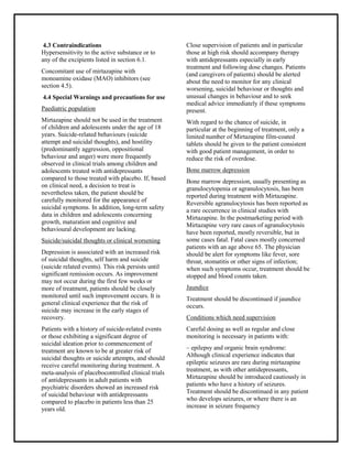 Mirtazapine 30mg tablets smpc taj pharmaceuticals | PDF | Pharmaceutical Industry | Industries