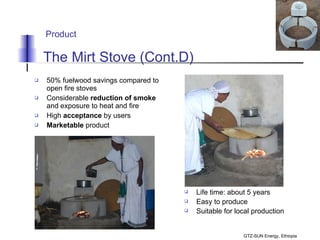 Mirt stoves for ethiopian households (gtz) | PPT