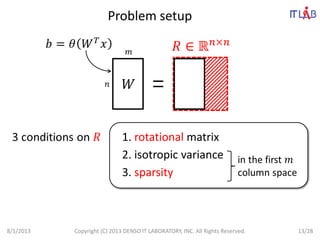 Sparse Isotropic Hashing | PPTX