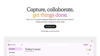 Miruni: Capture and resolve feedback around the web | PPT