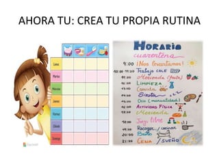 Mi rutina diaria | PPTX