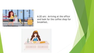 Mi rutina diaria actividad inglés nivel 3 | PPTX