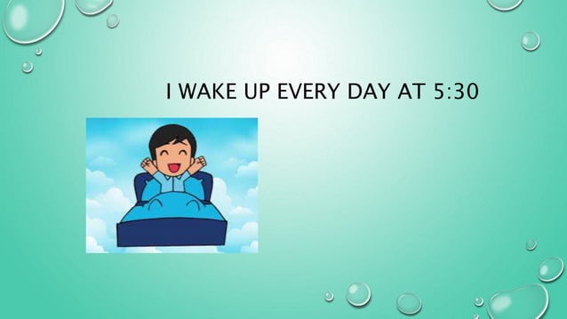 mi rutina diaria en ingles.pptx todo el día comoleto | PPTX