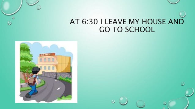 mi rutina diaria en ingles.pptx todo el día comoleto | PPTX