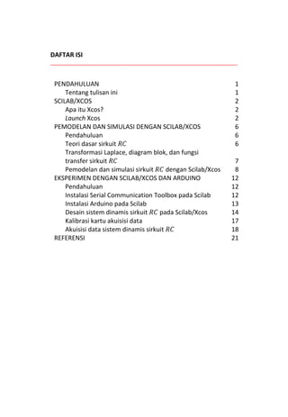 Scilab untuk elektronika dan instrumen [Mirza nur hidayat] | PDF