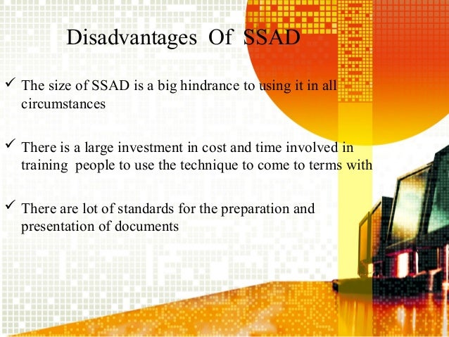 SSAD; TOOLS & TECHNIQUES