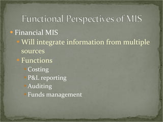 Management Information Systems - A Brief Overview | PPT | Business ...