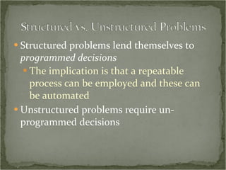 Management Information Systems - A Brief Overview | PPT | Business | Business and Finance