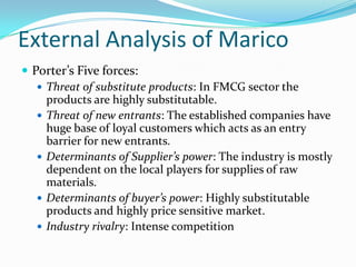 Marico IT structure | PPTX
