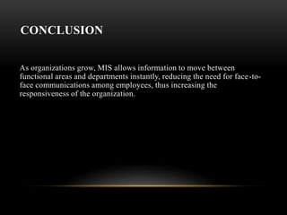 Management Information System | PPT