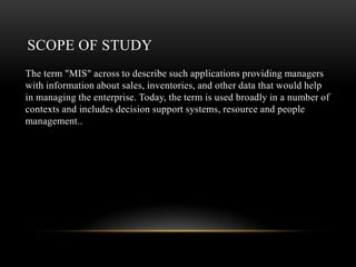 Management Information System | PPT