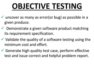 SDLC ITS MODEL AND SOFTWARE TESTING | PPTX | Programming Languages ...