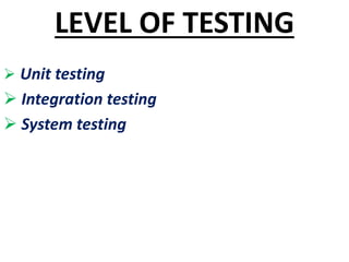 SDLC ITS MODEL AND SOFTWARE TESTING | PPTX | Programming Languages ...